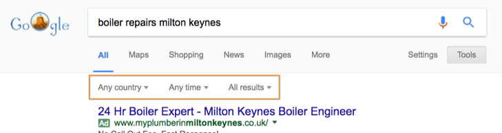 The Anatomy of the Google Search Results | SpotDev